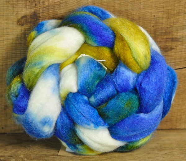 Merino/Silk Top (50/50) for Hand Spinning - 'Shore Line' | Wildcraft